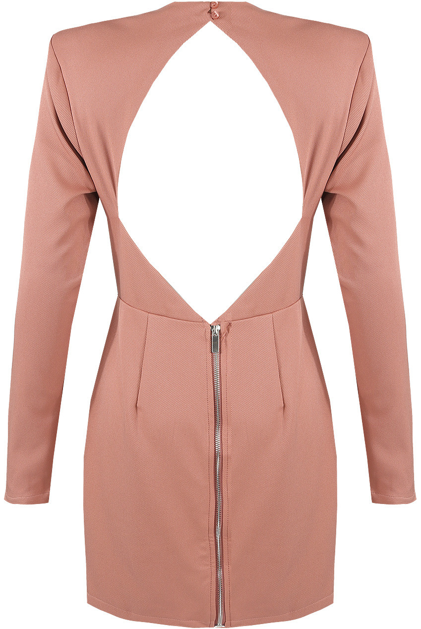 Cut Out Trim Back Zip Up Mini Dress- Buy Fashion Wholesale in The UK