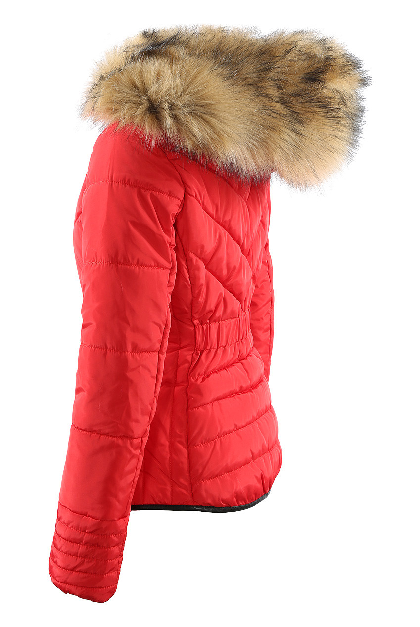 Faux Fur Funnel Neck Jacket - Buy Fashion Wholesale in The UK