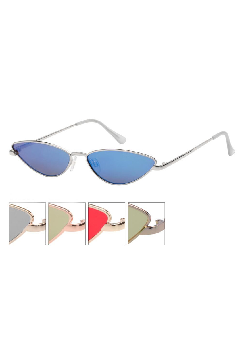 Metal Frame Mini Cat Eye Sunglasses