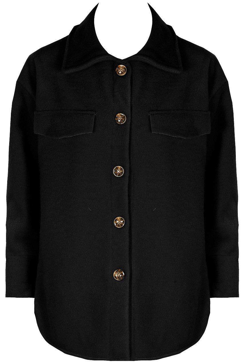 Wool Look Shacket- Buy Fashion Wholesale in The UK