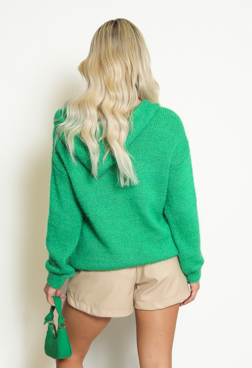 Knitted Hoodie With LA Motif - Buy Fashion Wholesale in The UK
