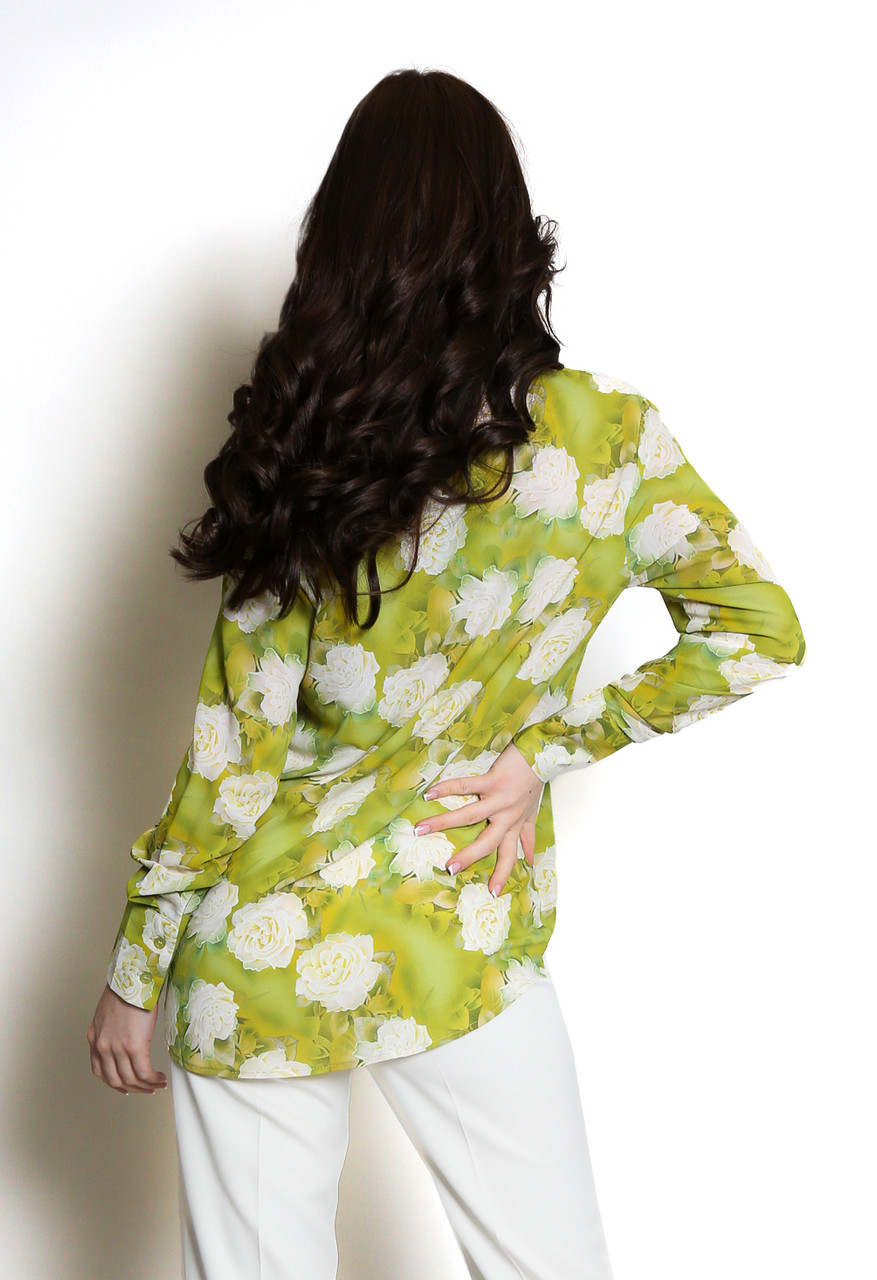 Rose Print Blouse - Buy Fashion Wholesale in The UK