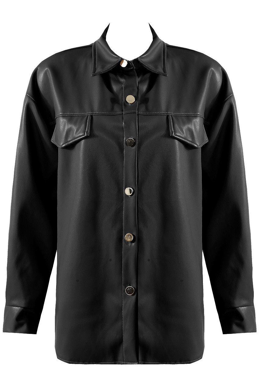 PU Shacket - Buy Fashion Wholesale in The UK