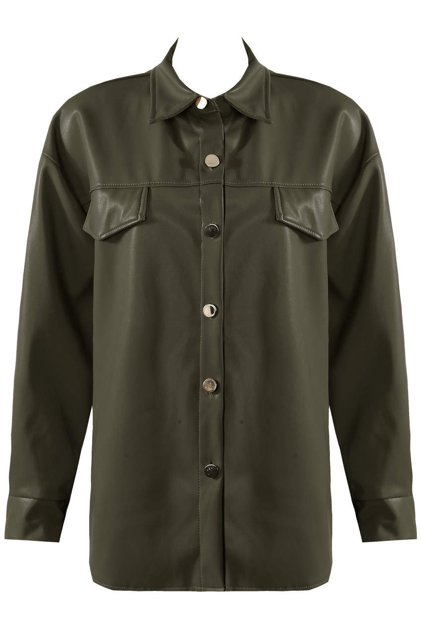 PU Shacket - Buy Fashion Wholesale in The UK