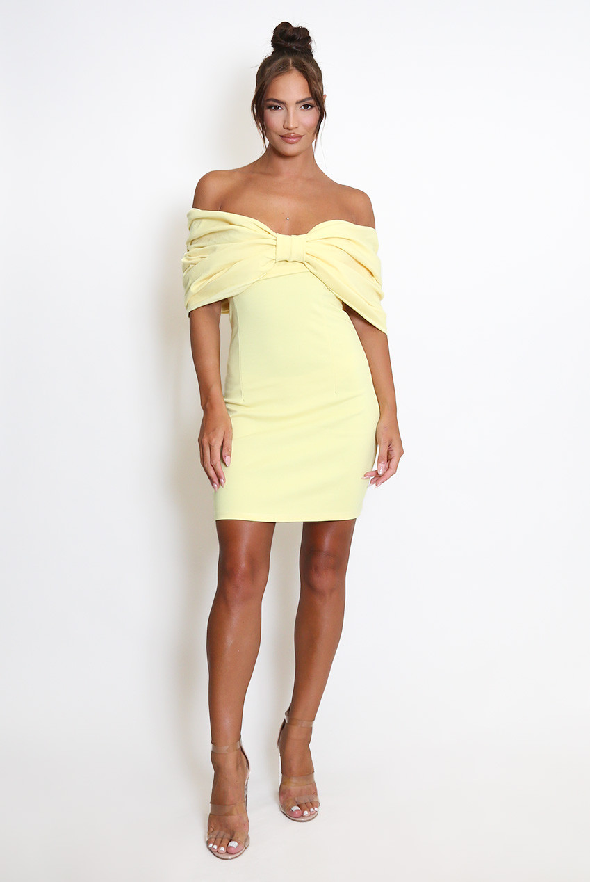 Bow Bandeau Mini Dress - Buy Fashion Wholesale in The UK
