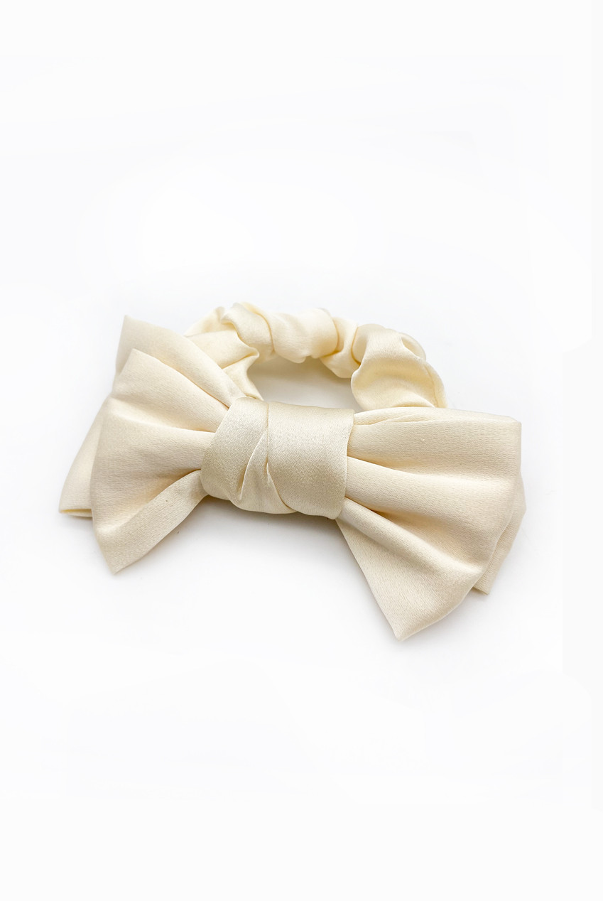 Satin Bow Scrunchie - Buy Fashion Wholesale in The UK