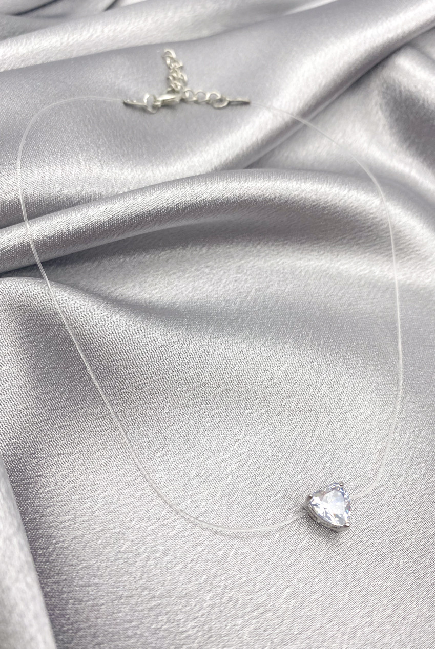 Clear Perspex Necklace With Pendant - Buy Fashion Wholesale in The UK