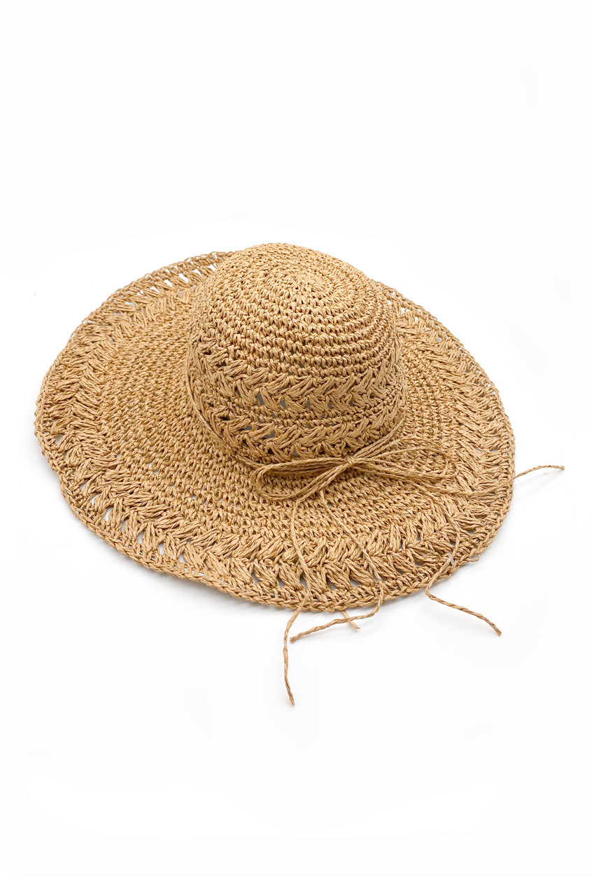 Cut Out Woven Sun Hat - Buy Fashion Wholesale in The UK