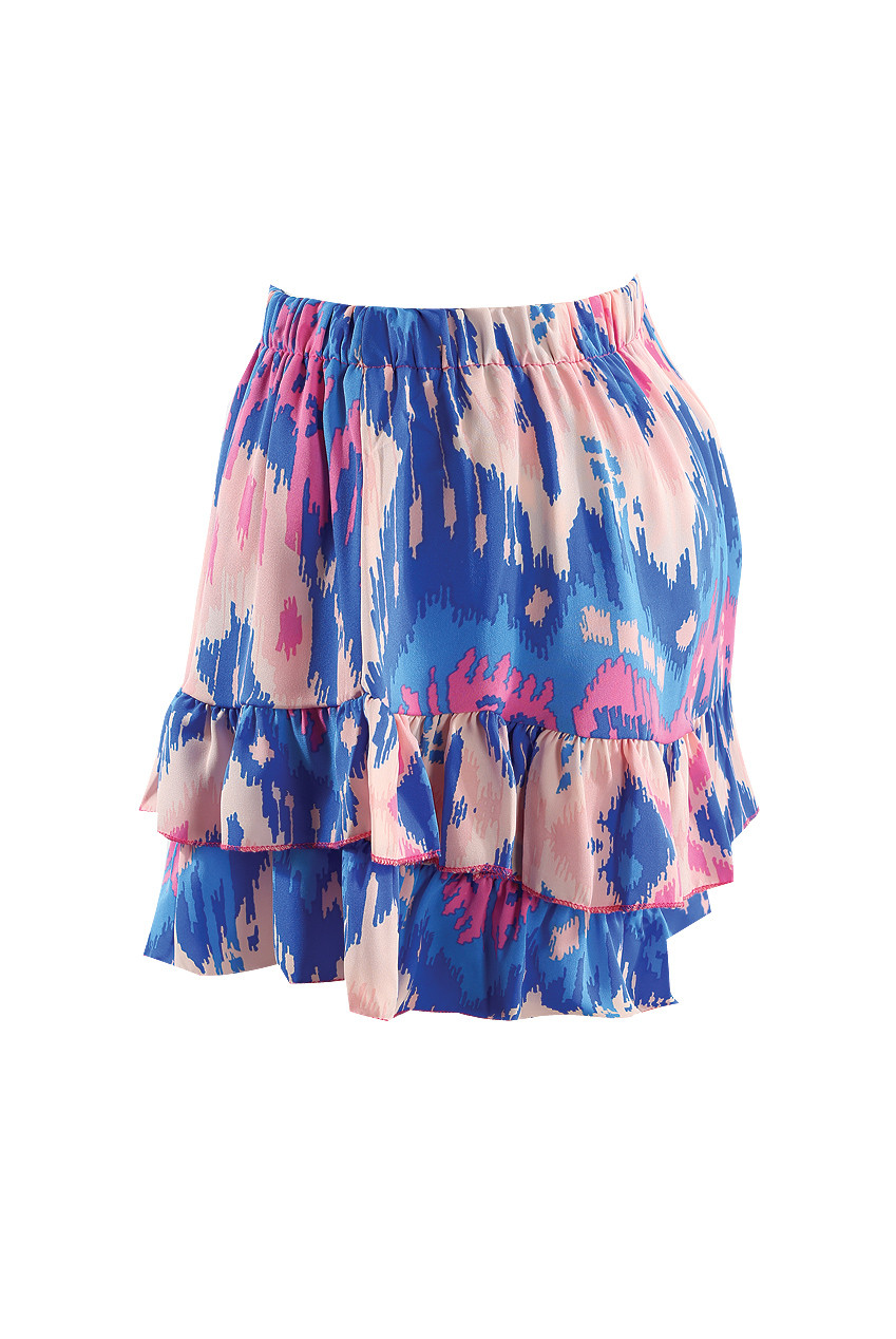 Aztec Print Frill Skort - Buy Fashion Wholesale in The UK