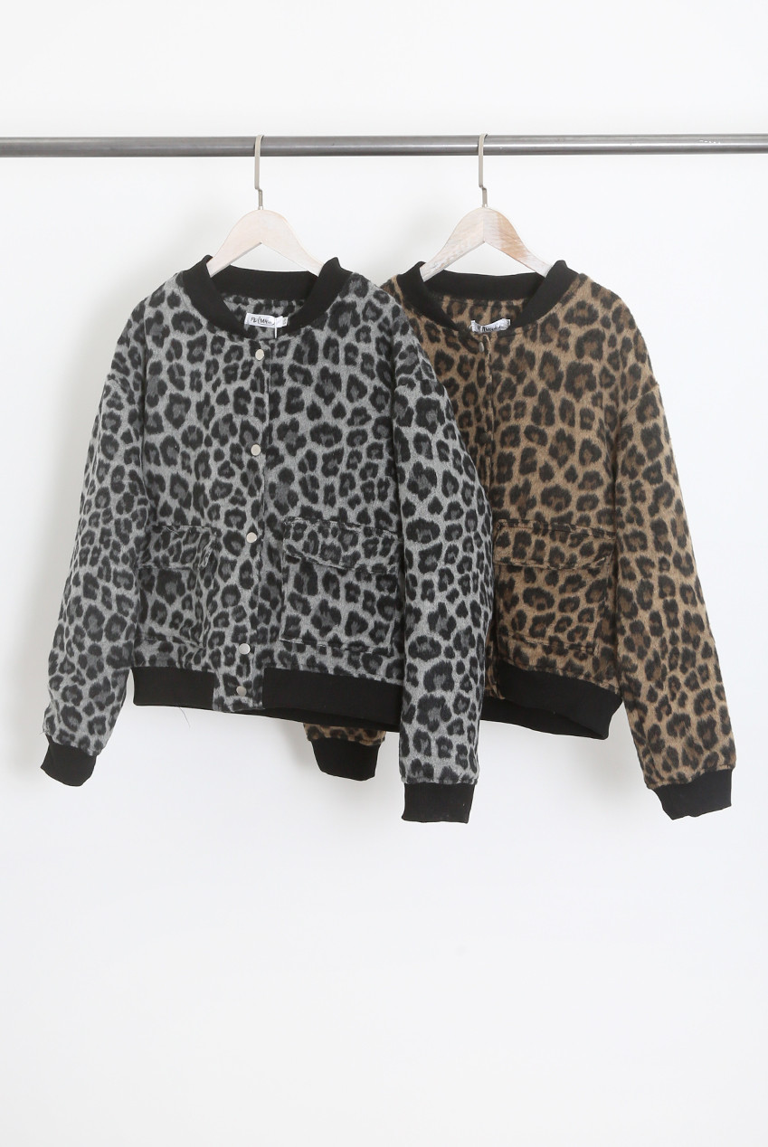 Leopard Bomber Jacket - Buy Fashion Wholesale in The UK