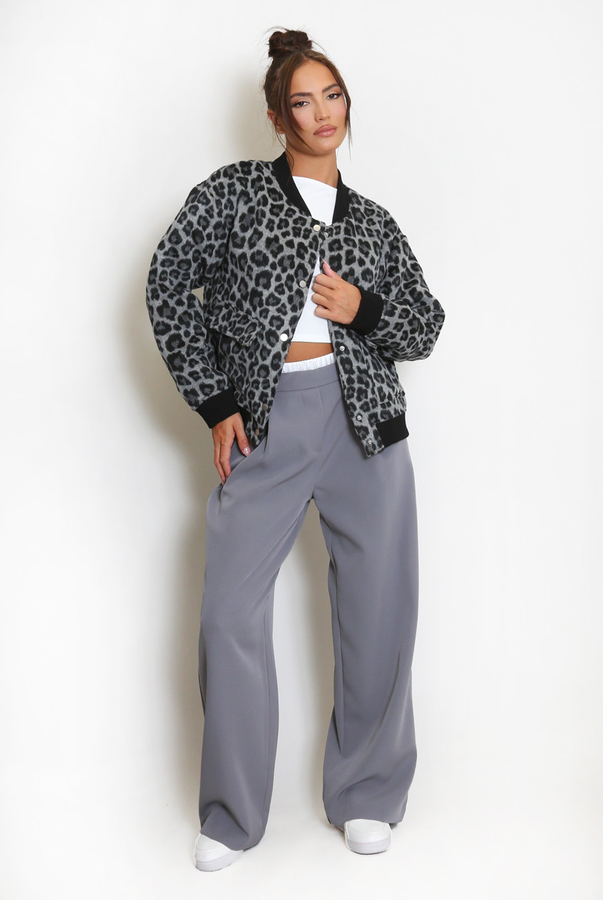 Leopard Bomber Jacket - Buy Fashion Wholesale in The UK
