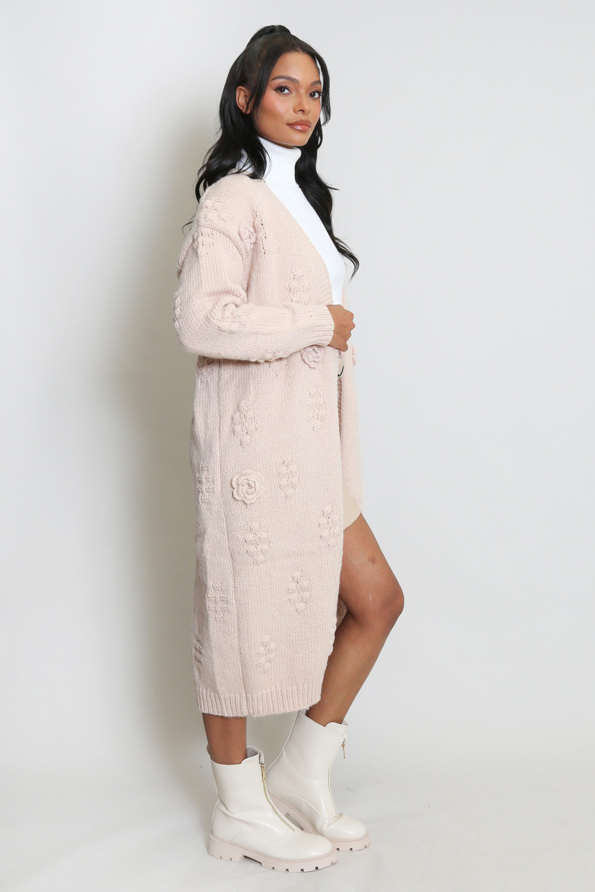 Chunky Knit Longline Cardigan - Buy Fashion Wholesale in The UK