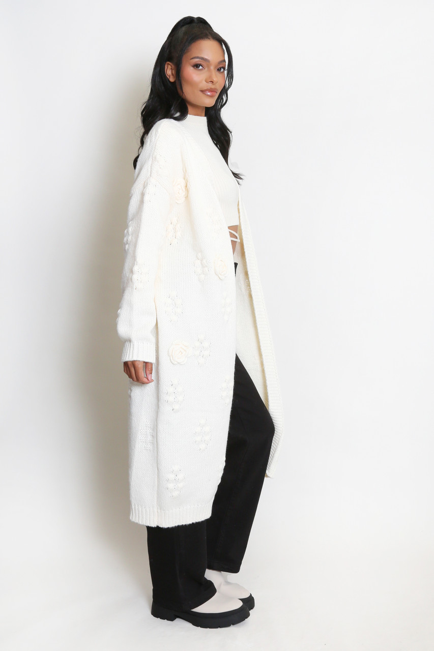 Chunky Knit Longline Cardigan - Buy Fashion Wholesale in The UK