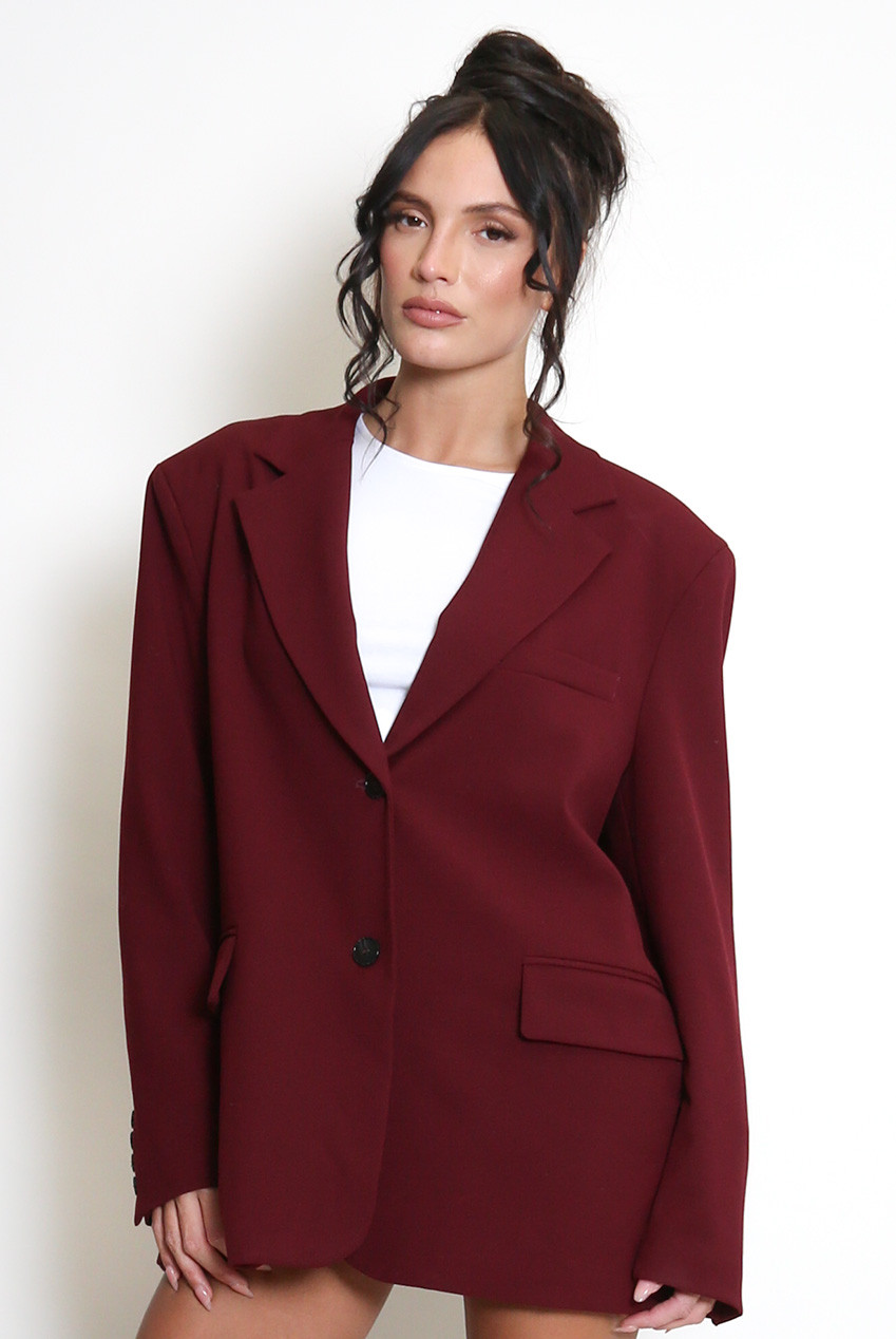 Oversized Crossover Back Blazer - Buy Fashion Wholesale in The UK
