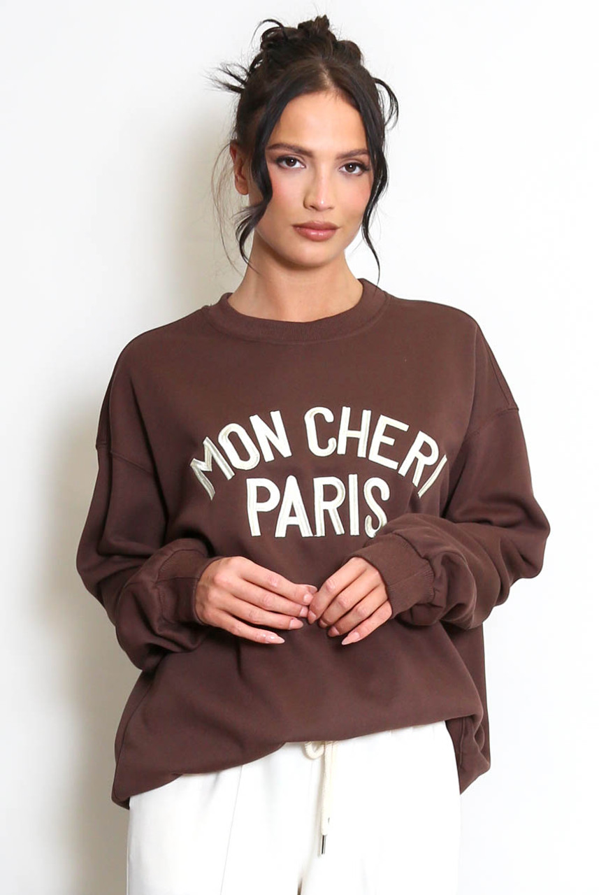 Mon Cheri Paris Embossed Sweatshirt - Buy Fashion Wholesale in The UK