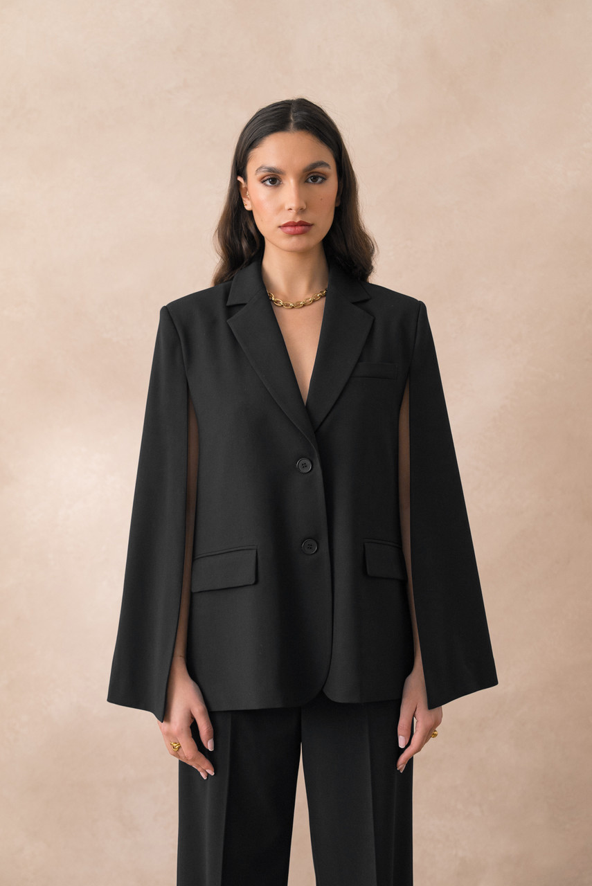 Cape Relaxed Fit Blazer - Buy Fashion Wholesale in The UK