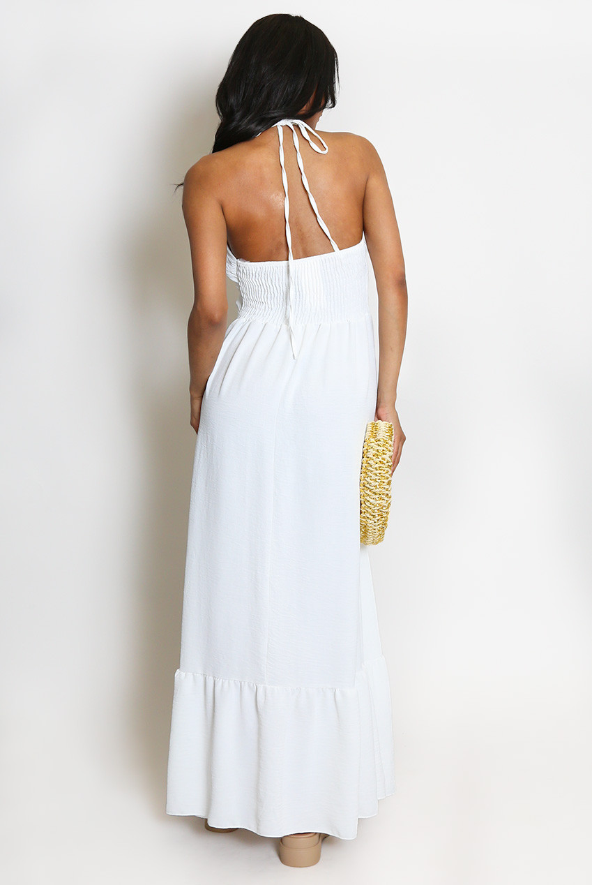 Chain Halter Neck Summer Maxi Dress Buy Fashion Wholesale in The UK