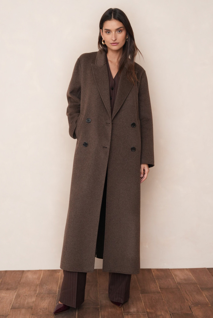 Longline Wool Blend Coat - Buy Fashion Wholesale in The UK