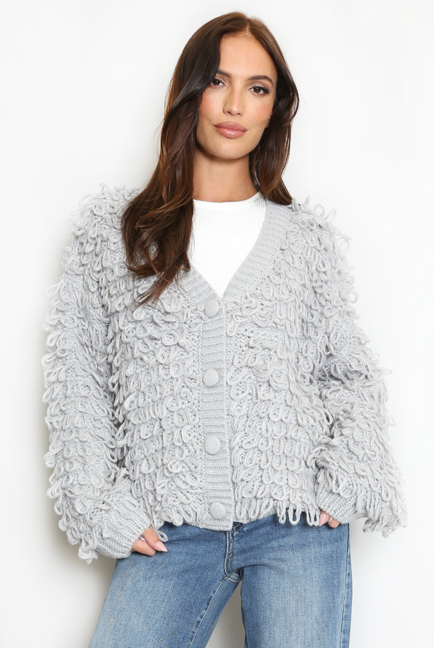 Loop Knit Cardigan - Buy Fashion Wholesale in The UK