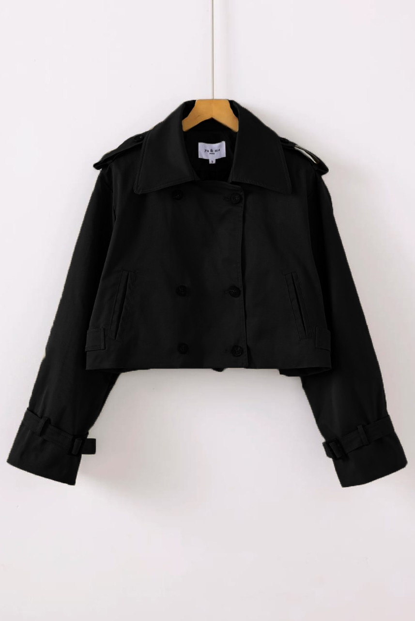 Short Boxy Trench Coat - Buy Fashion Wholesale in The UK
