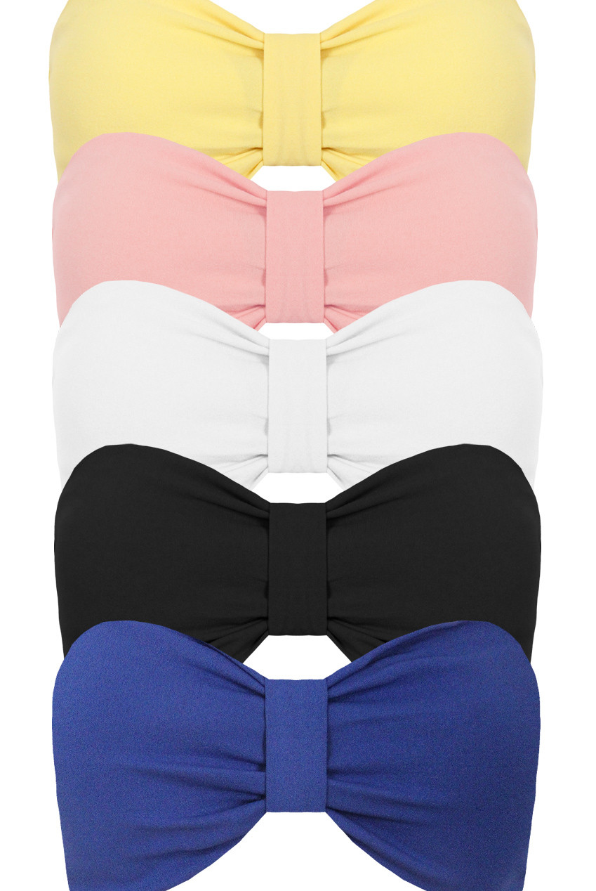 Front Bow Trimming Bralet - 5 colours - Babez London