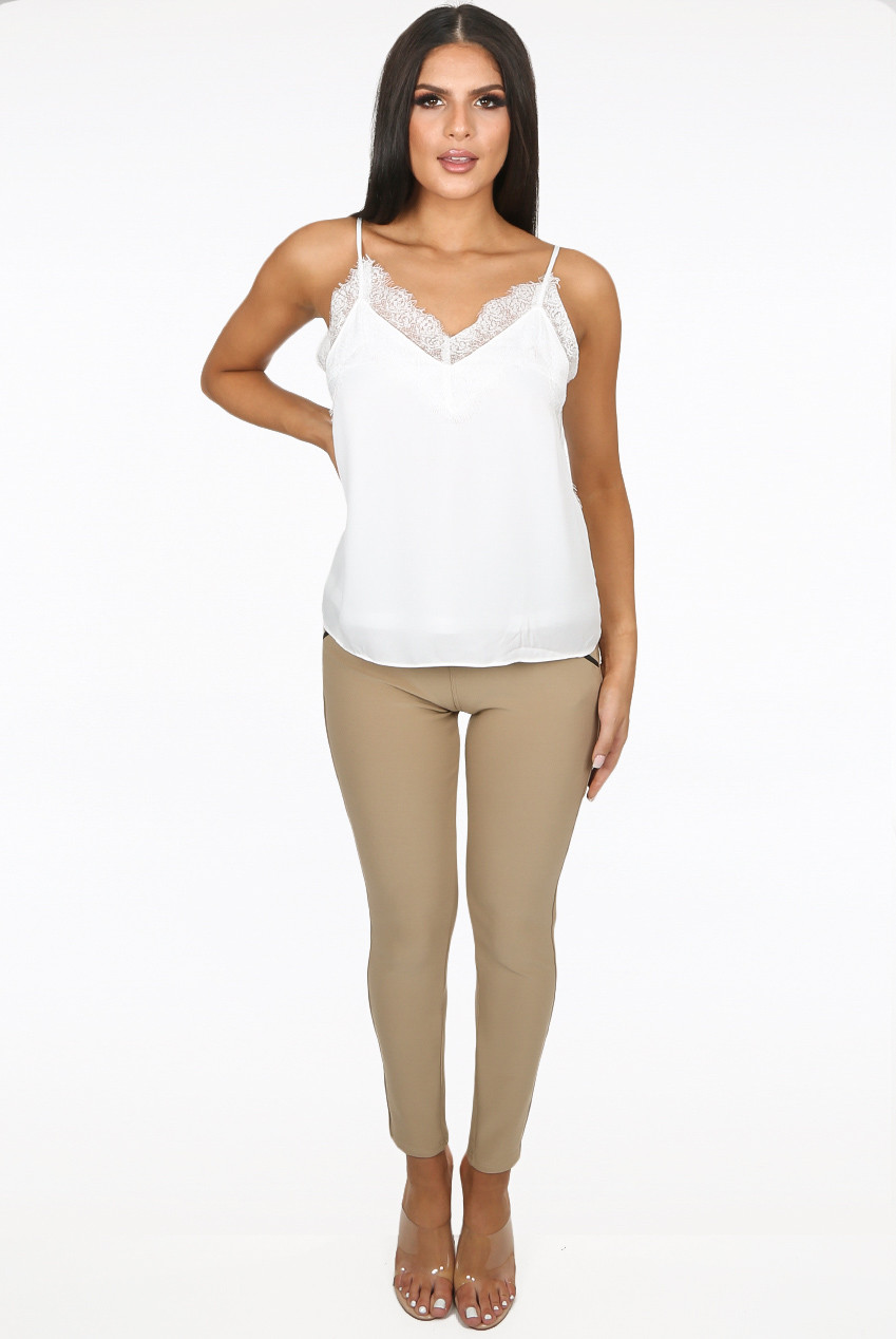 Lace Scallop Cami - Buy Fashion Wholesale in The UK