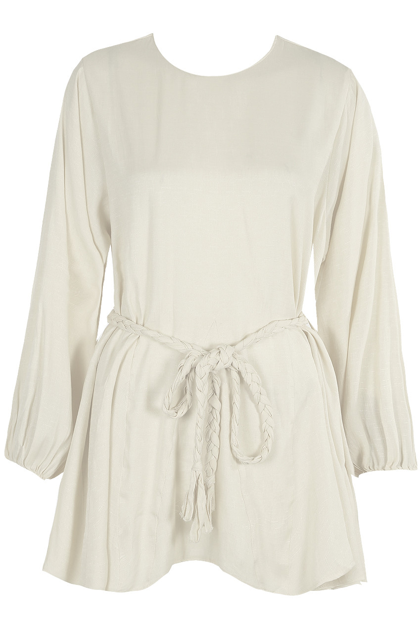 Belted Round Neck Mini Dress- Buy Fashion Wholesale in The UK