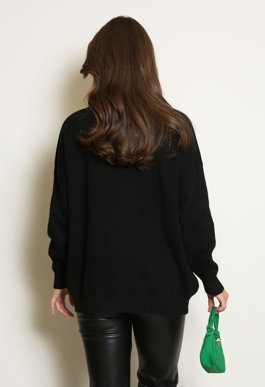 Rock And Roll Round Neck Jumper - Buy Fashion Wholesale in The UK