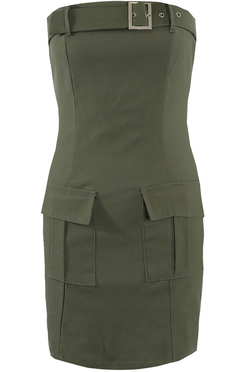 Belted Cargo Mini Dress - Buy Fashion Wholesale in The UK