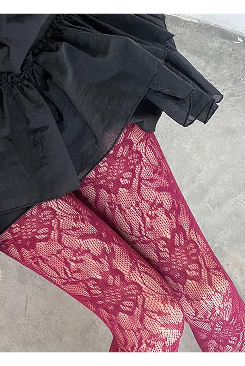 Floral Fish Net Tights - Buy Fashion Wholesale in The UK