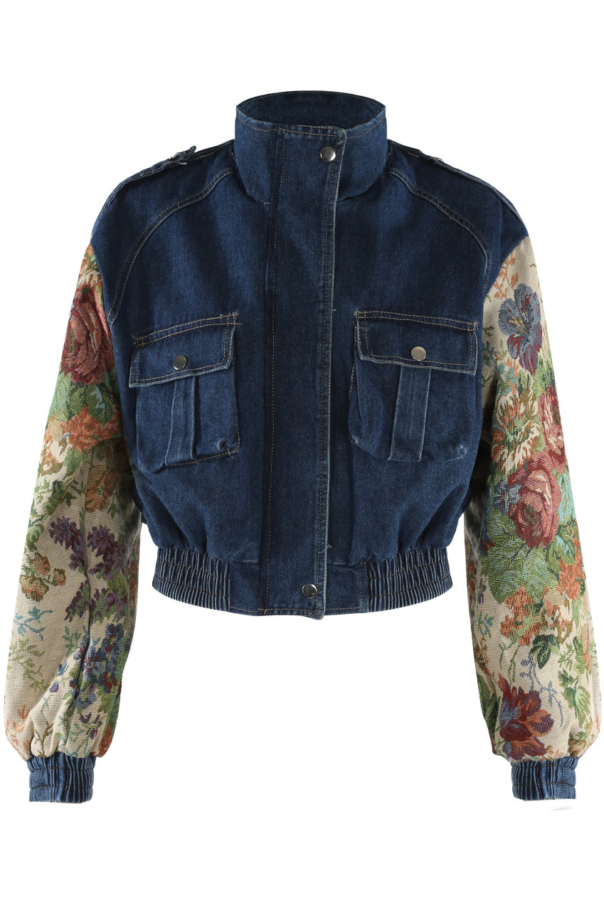Vintage Sleeve Denim Jacket - Buy Fashion Wholesale in The UK