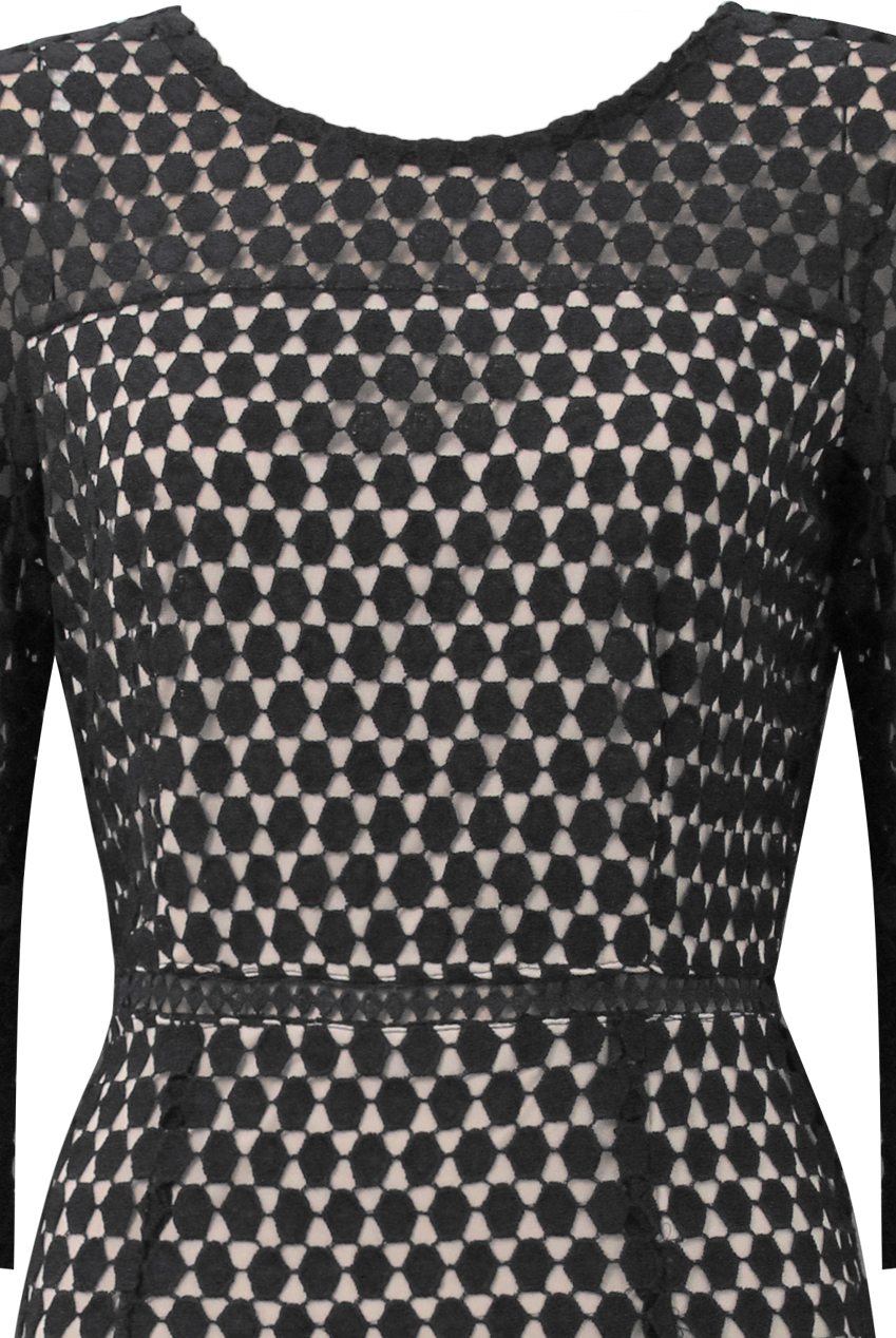 Lace Body Scallop Dress - Buy Fashion Wholesale in The UK