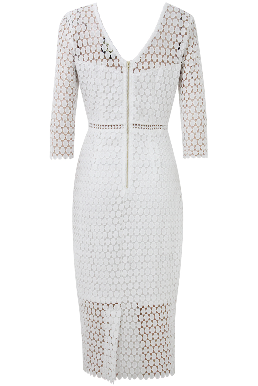 Lace Body Scallop Dress - Buy Fashion Wholesale in The UK