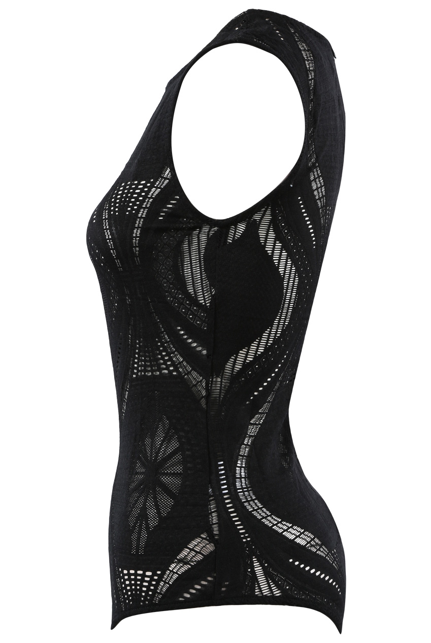 Lace Mesh Trim Bodysuit - Buy Fashion Wholesale in The UK