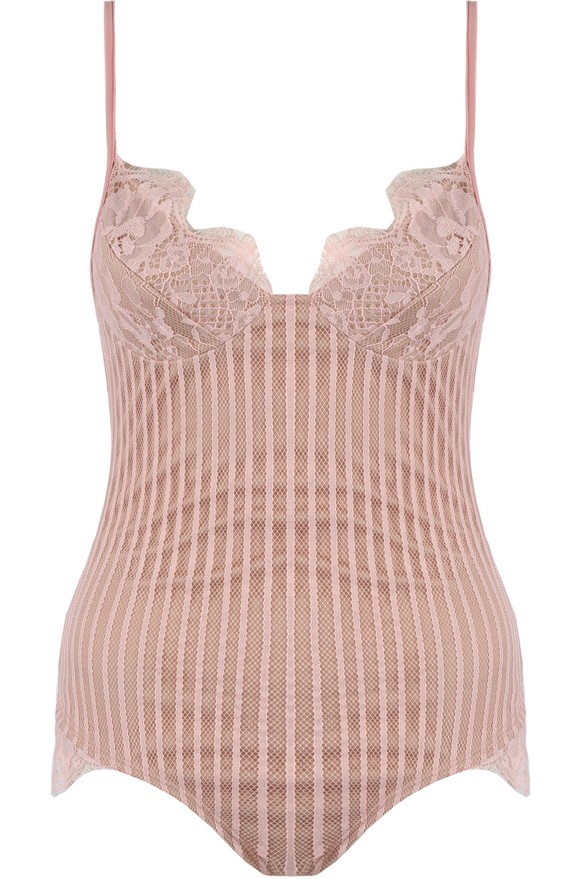 Scallop Lace Mesh Bodysuits - Buy Fashion Wholesale in The UK
