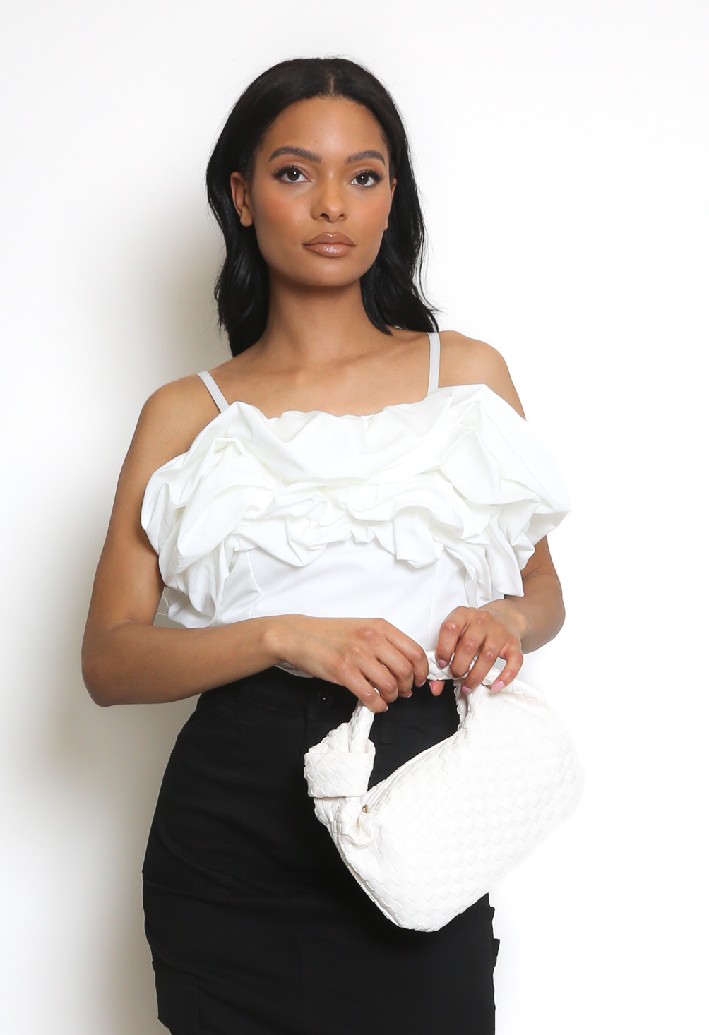 Ruffle Strappy Crop Top - Buy Fashion Wholesale in The UK