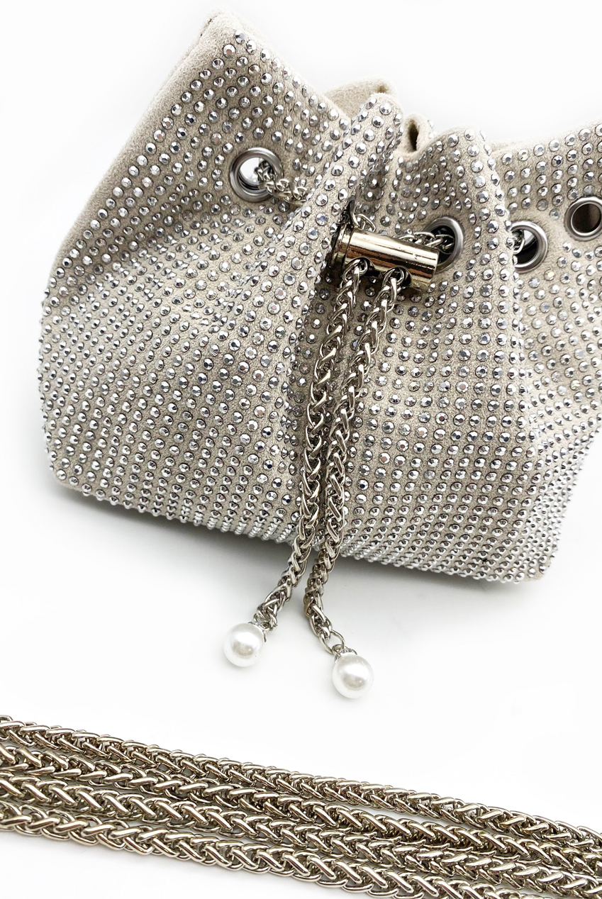 Silver Stud Drawstring Bucket Bag - Buy Fashion Wholesale in The UK