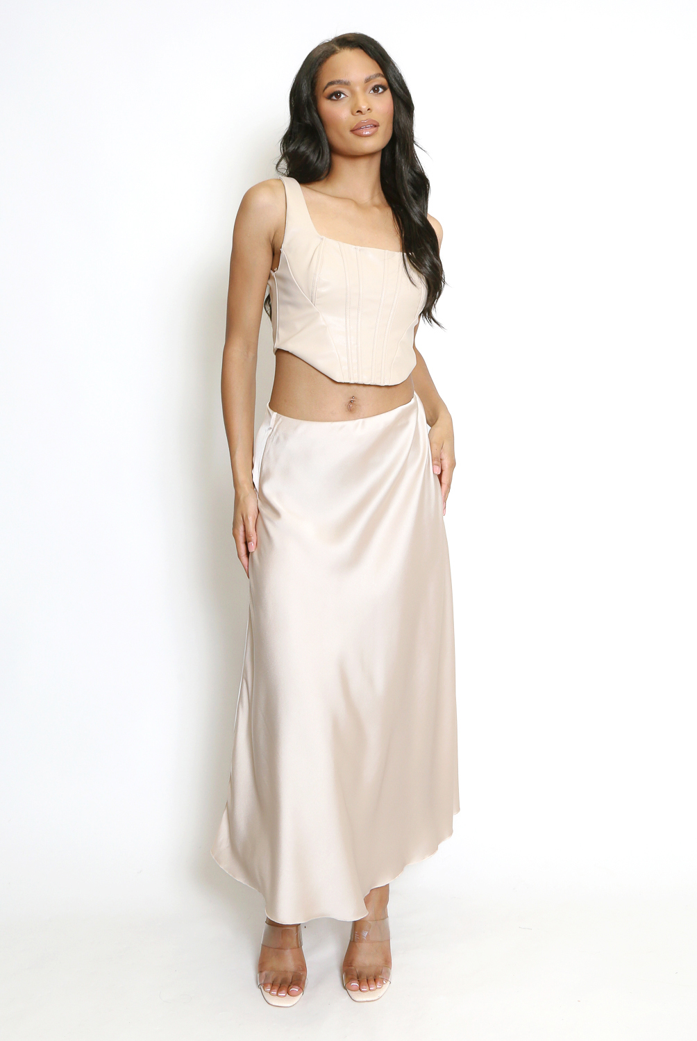 Panelled PU Corset Tops - Buy Fashion Wholesale in The UK