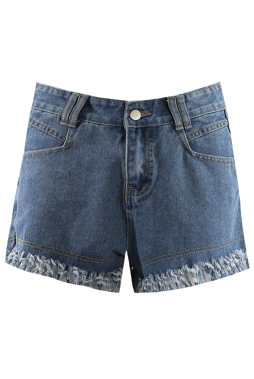 Frayed Denim Shorts - Buy Fashion Wholesale in The UK