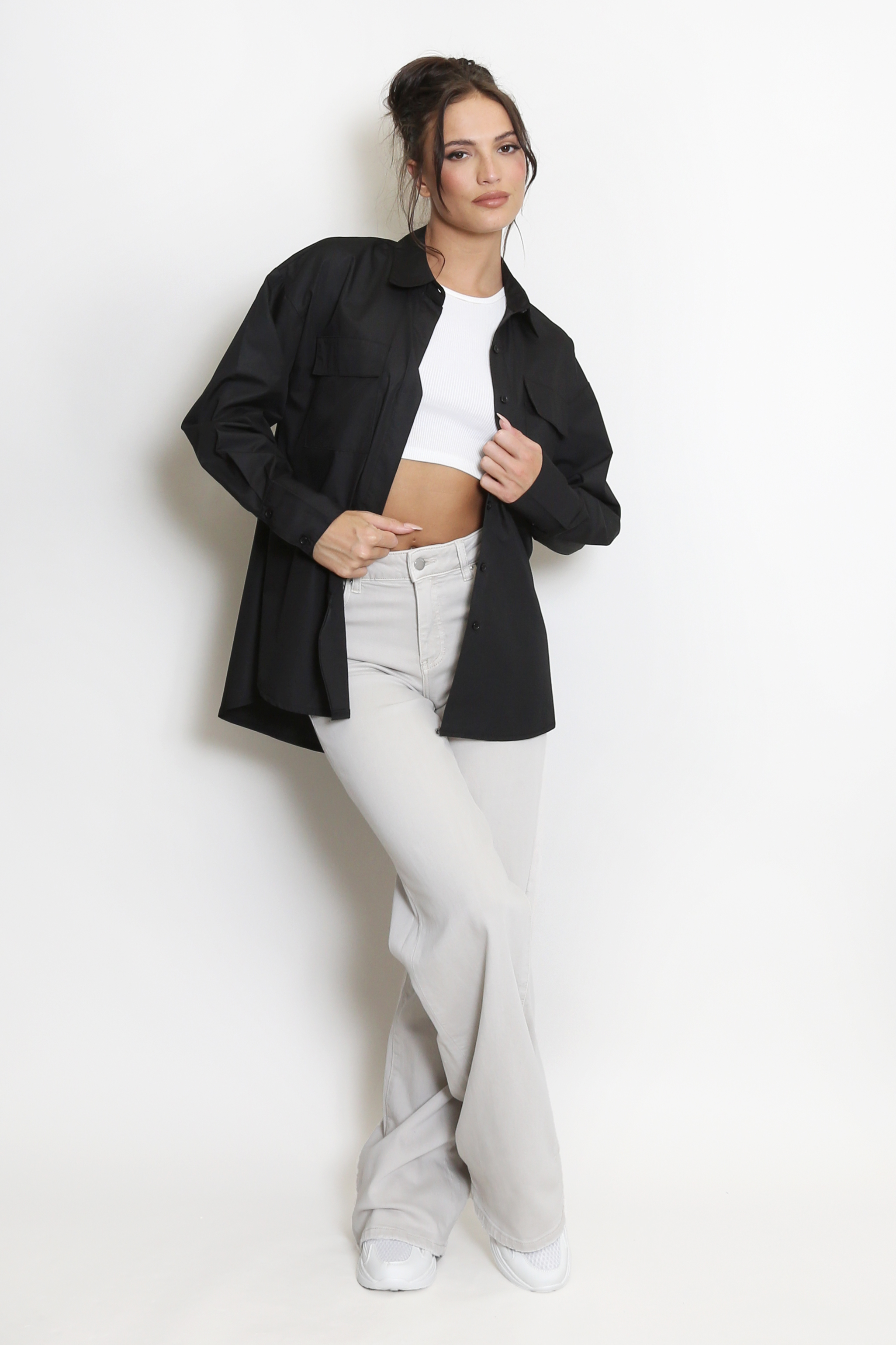 Boxy Cargo Shirt- Buy Fashion Wholesale in The UK