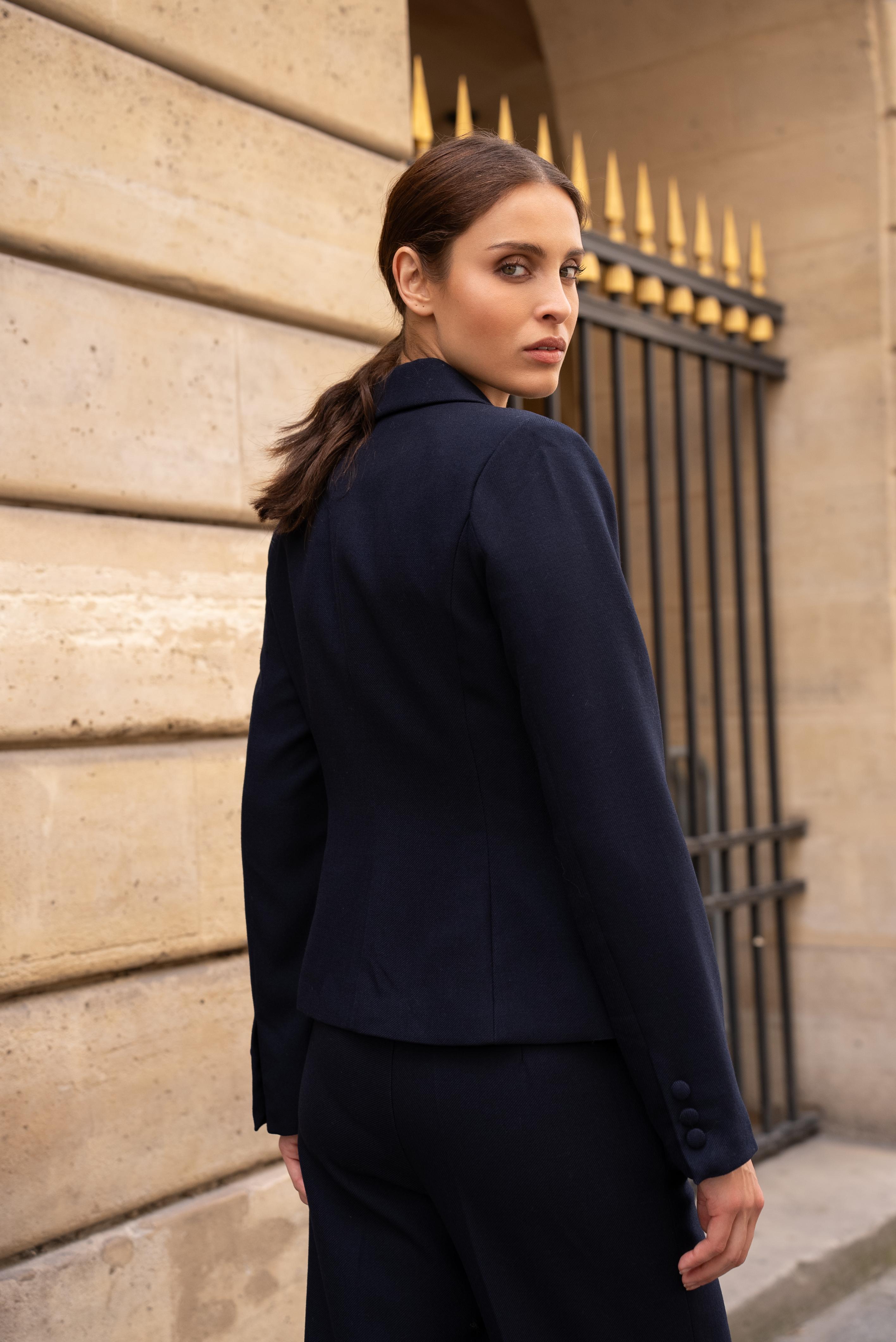Five Buttons Notch Lapel Smart Blazer - Buy Fashion Wholesale in The UK