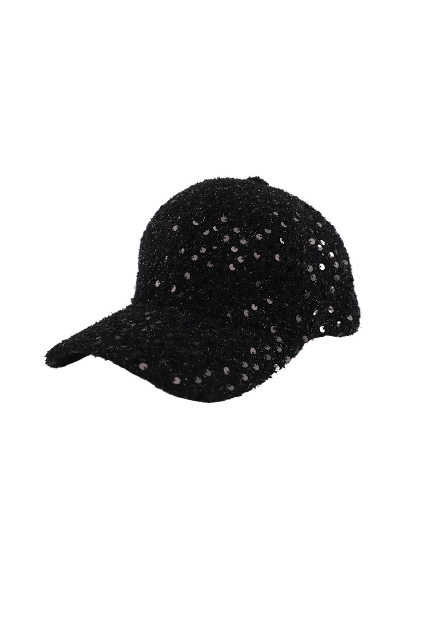 Tweed Sequin Cap- Buy Fashion Wholesale in The UK