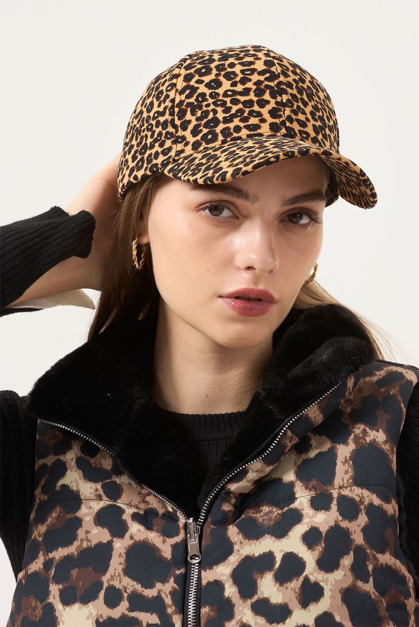 Camel Leopard Baseball Cap - Buy Fashion Wholesale in The UK