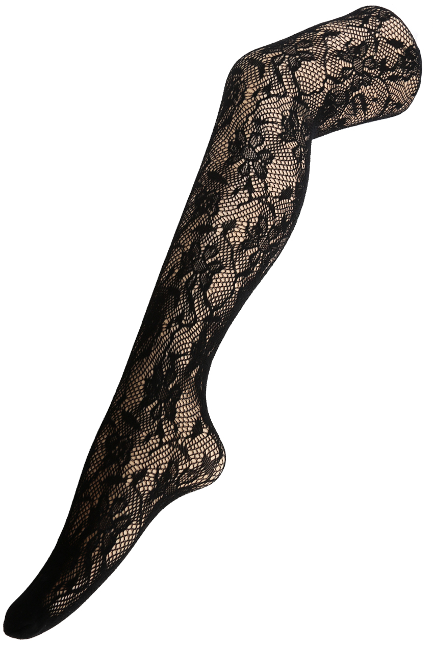 Floral Fish Net Tights - Buy Fashion Wholesale in The UK