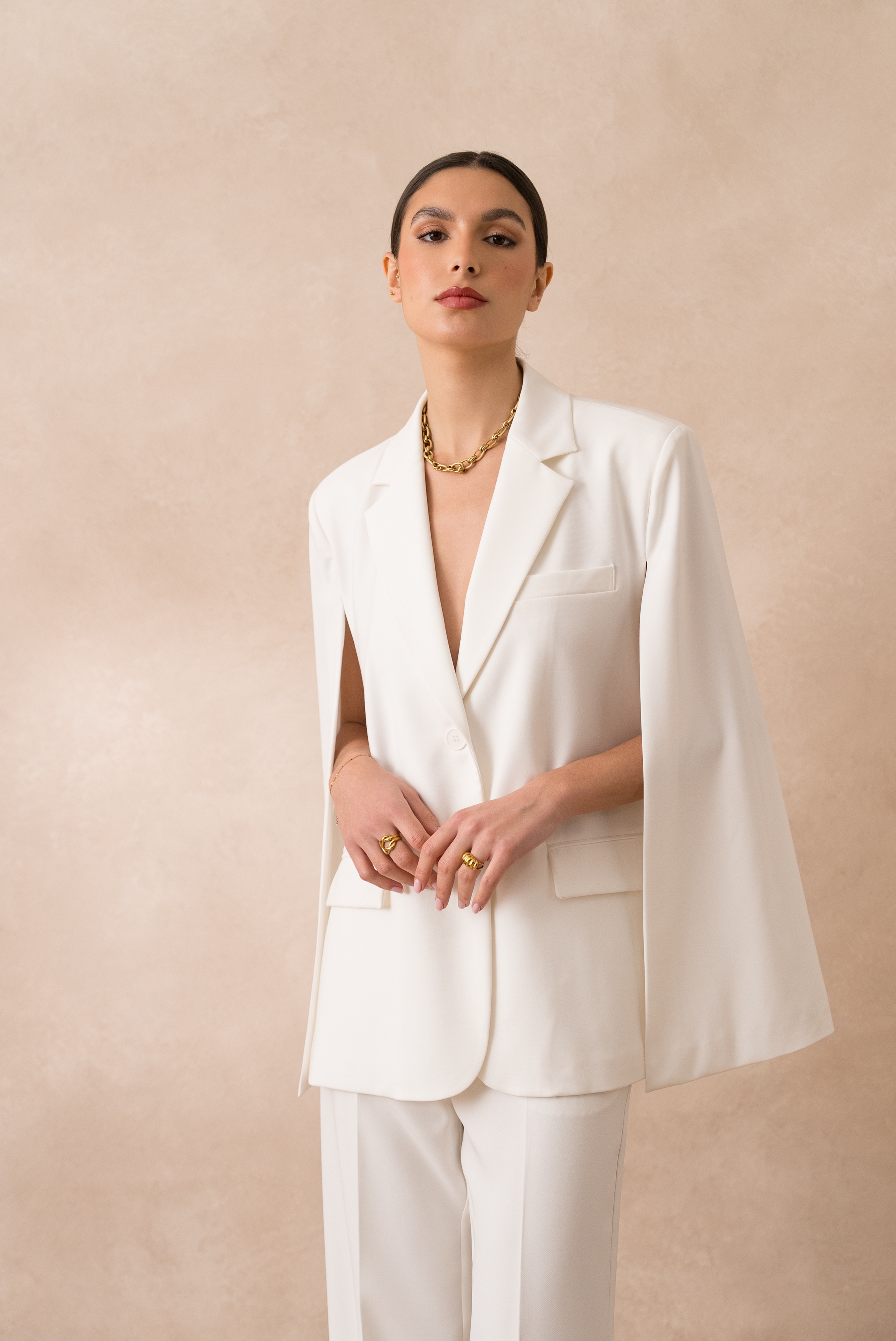 Cape Relaxed Fit Blazer - Buy Fashion Wholesale in The UK