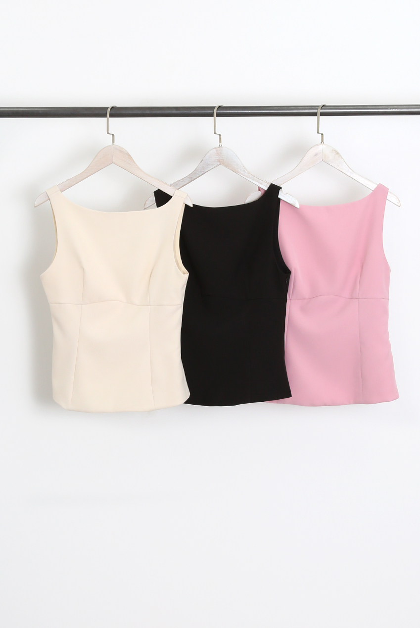 Tailored Top With Mini Bow Back - Buy Fashion Wholesale in The UK