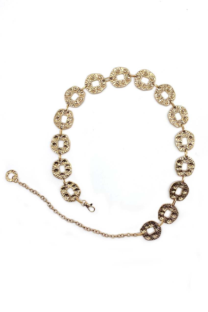Embossed Circular Chain Belt Buy Fashion Wholesale in The UK