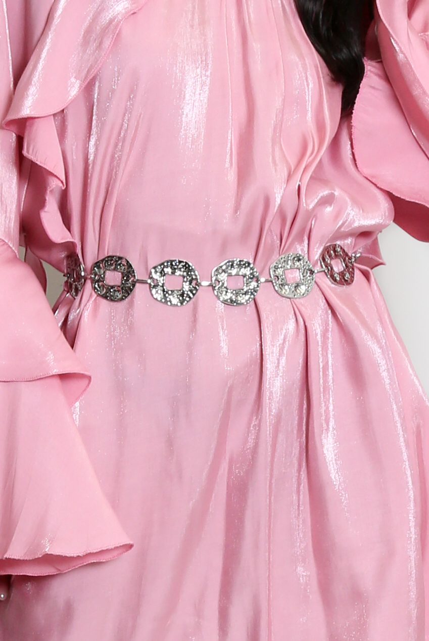Embossed Circular Chain Belt Buy Fashion Wholesale in The UK