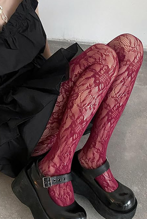 Floral Fish Net Tights - Buy Fashion Wholesale in The UK
