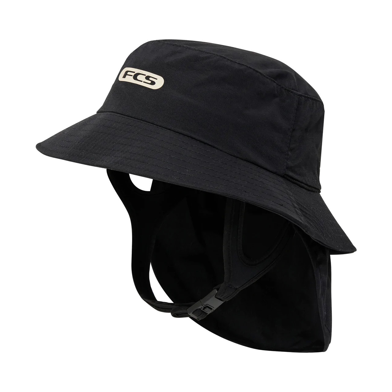 FCS Essential Surf Bucket Hat in Black - TRIGGER BROS. SURFBOARDS PTY. LTD.
